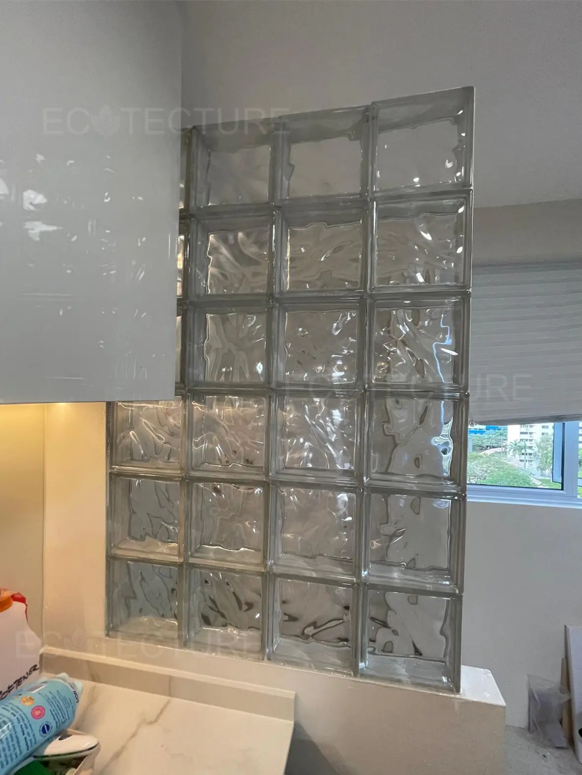 Crystal Brick Installation - Ecotecture Pte Ltd